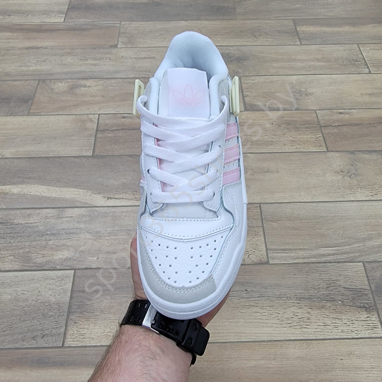 Бело-розовые женские и подростковые кроссовки Адидас Форум Лоу | Adidas ...